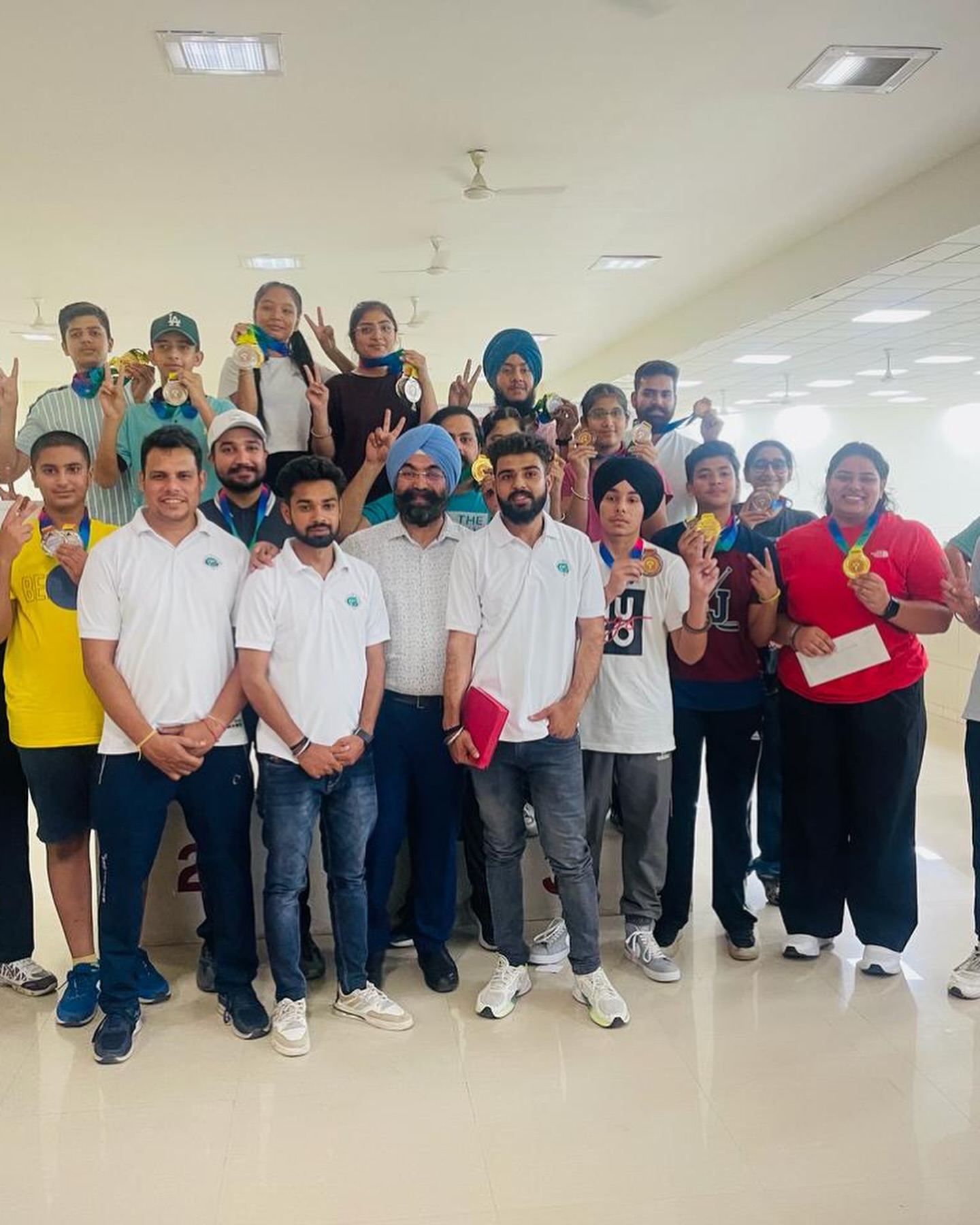 District rifle shooting association held at P.A.P Jalandhar (Event 10 M ...