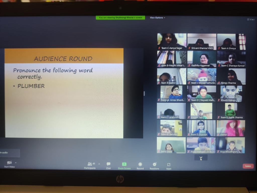 Virtual Inter-House Super Spellathon for Grade III to VIII (5th ...